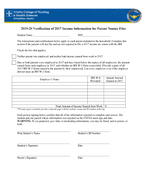 Fillable Online Statement of Non-Tax Filer Status Fax Email Print ...