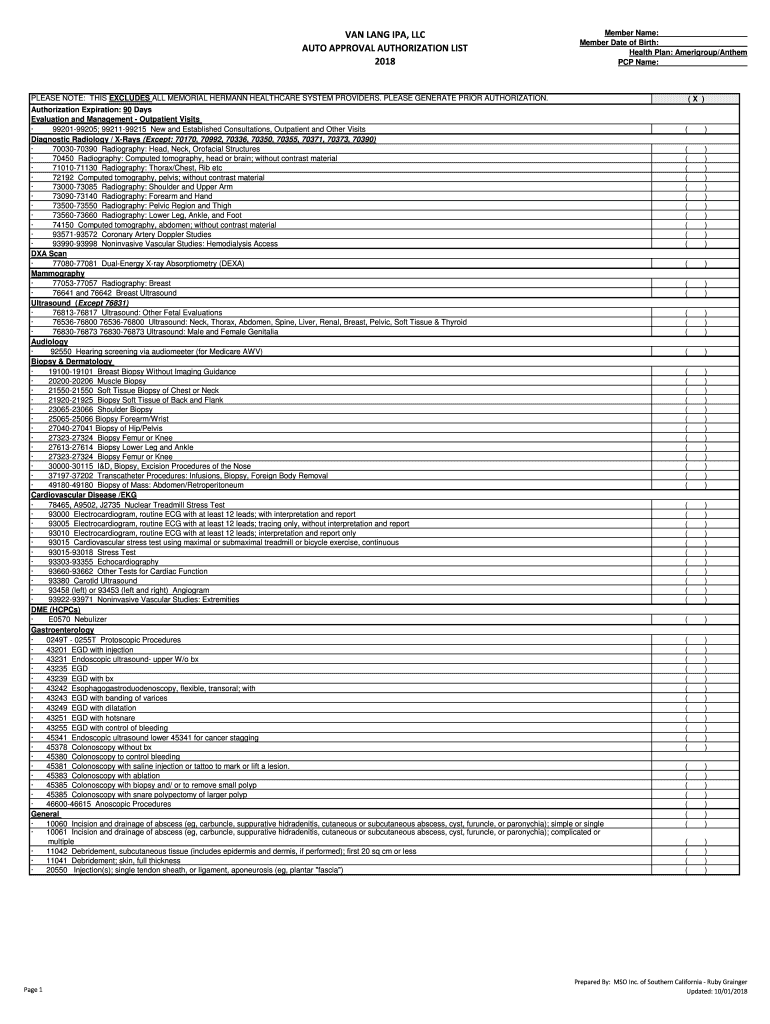 Van Lang Ipa - Fill Online, Printable, Fillable, Blank | pdfFiller