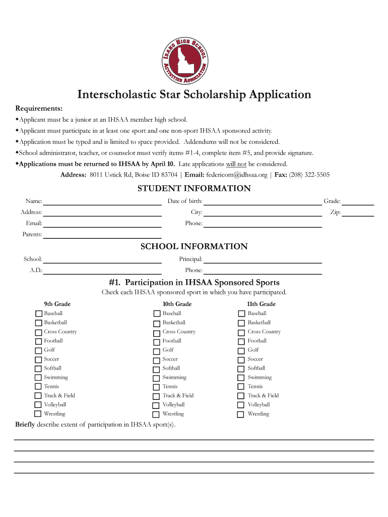 Fillable Online IHSAA rules - Indiana High School Athletic Association ...