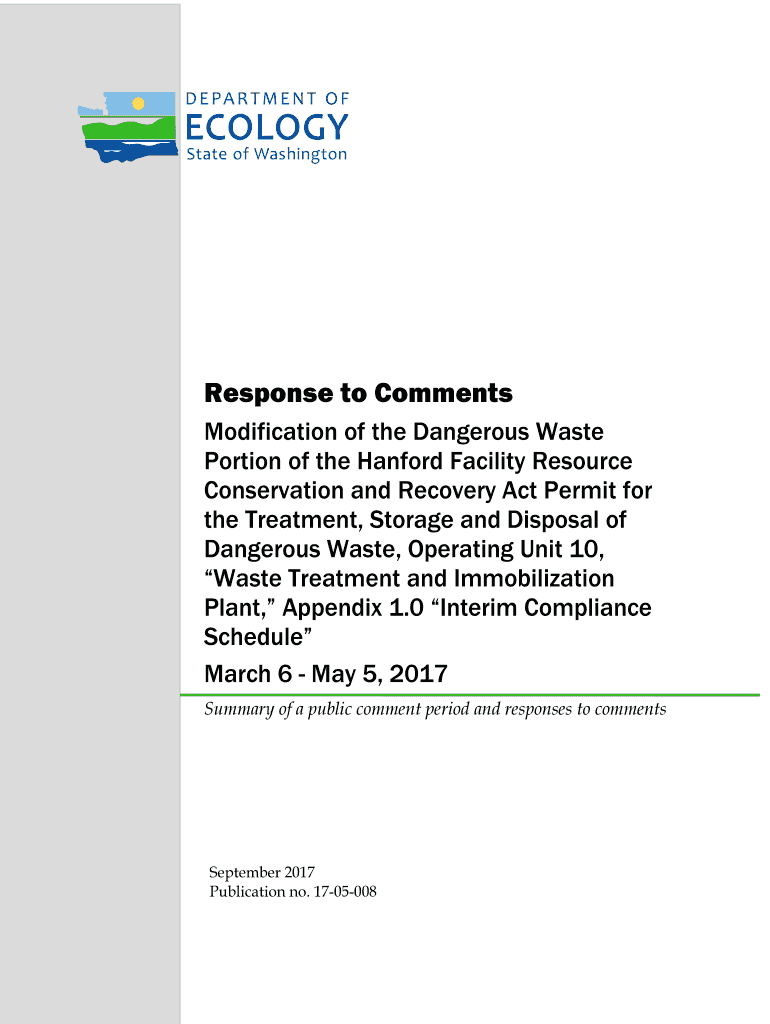 Fillable Online fortress wa Modification of the Dangerous Waste Fax ...