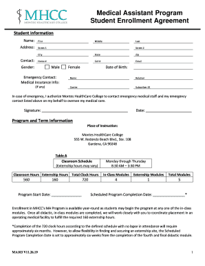 Fillable Online Medical Assistant CertificateRVCC Fax Email Print ...