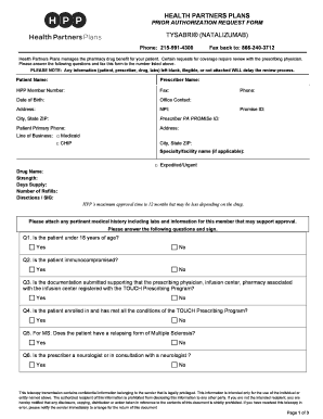 Fillable Online HEALTH PARTNERS PLANS () Fax Email Print - pdfFiller