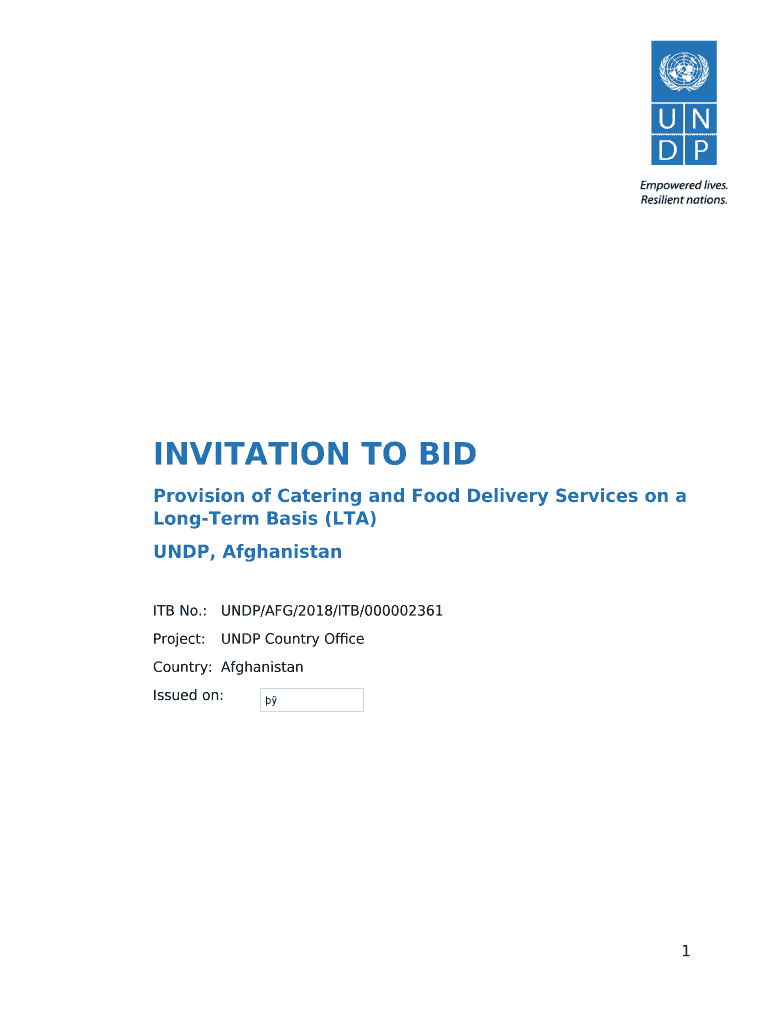 Invitation to Bid (ITB) - procurement-notices.undp.org - procurement ...