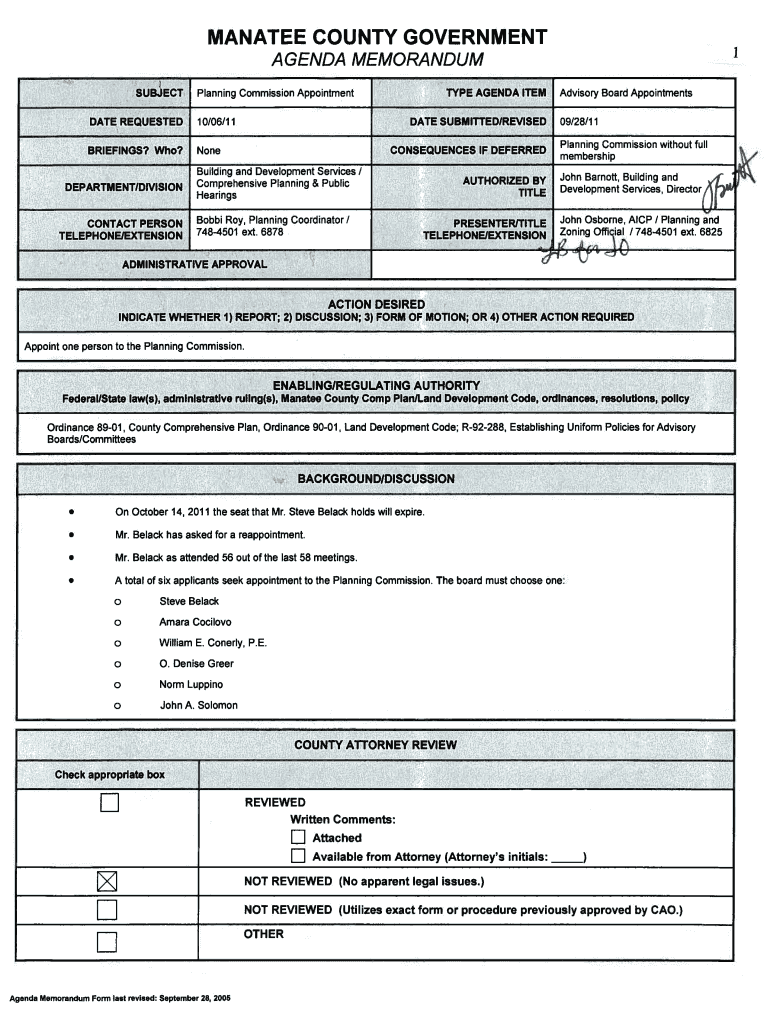 Fillable Online Planning Commission Appointment Fax Email Print - pdfFiller