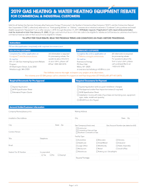 Fillable Online (Eversource), the Southern Connecticut Gas Company (SCG ...