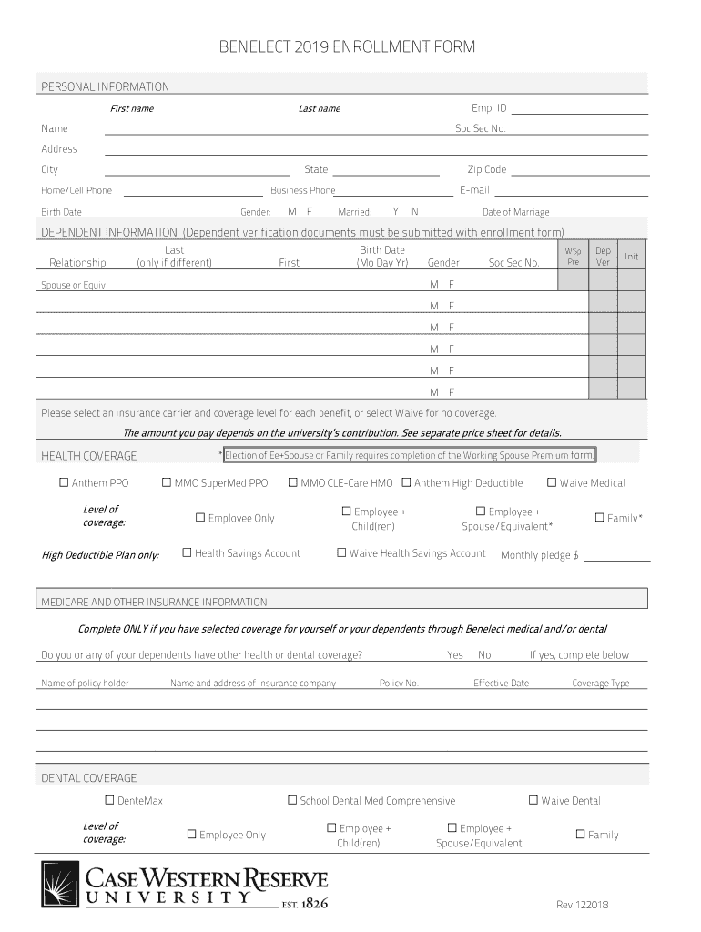 Fillable Online DEPENDENT INFORMATION (Dependent verification documents ...