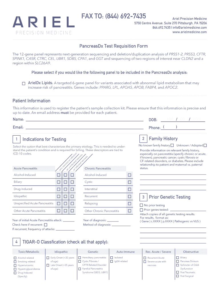Fillable Online The UPMC Genome Center - Institute for Precision ...