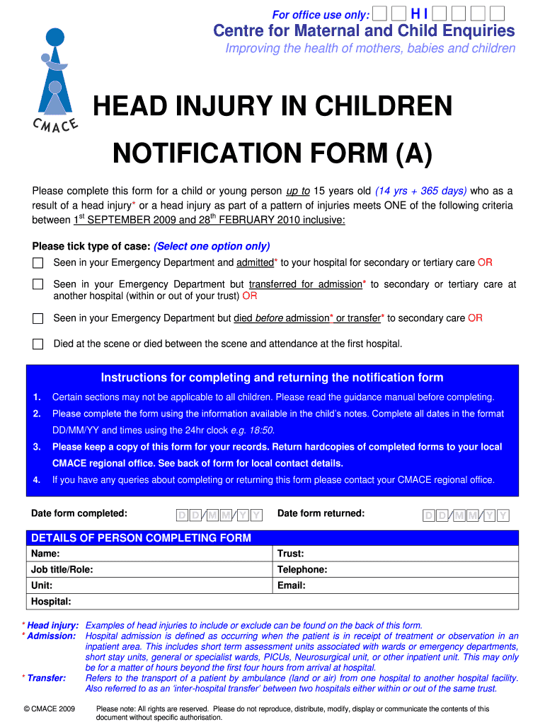 Fillable Online Child abuse - reporting procedures - Better Health ...