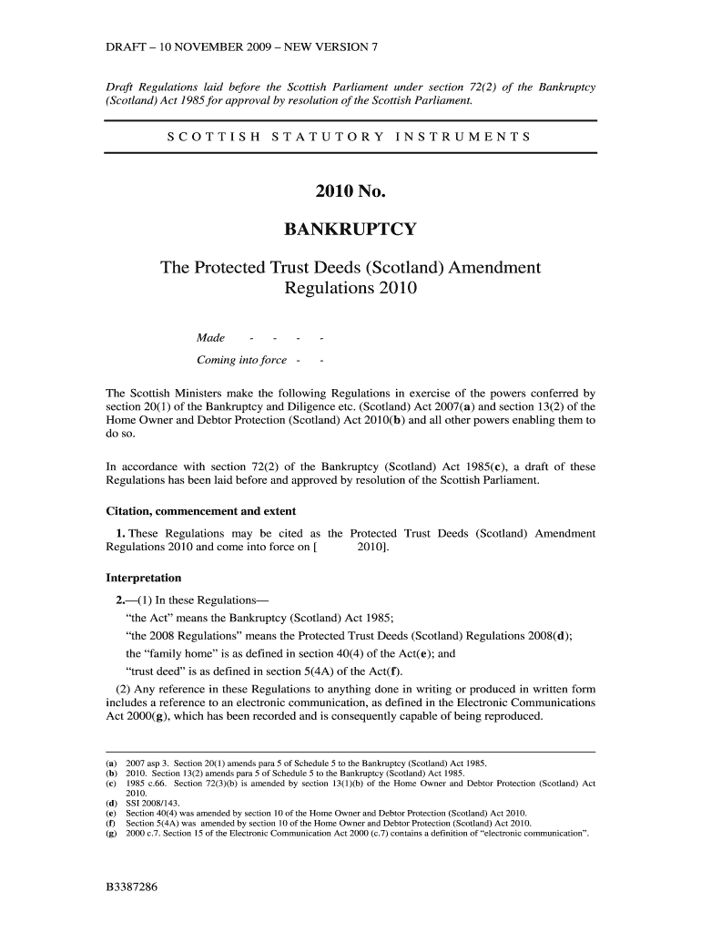 Fillable Online (Scotland) Act 1985 for approval by resolution of the ...