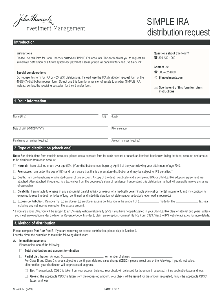 Fillable Online Instructions for Completing the SIMPLE IRA Adoption ...