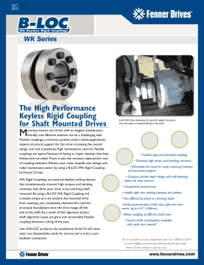 Fillable Online How to Install B-LOC WK Rigid Shaft Couplings - YouTube ...