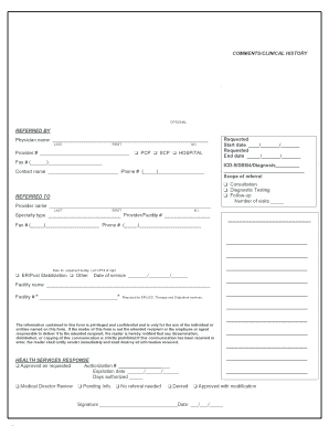 Fillable Online Texas Universal Referral and Authorization Form ...