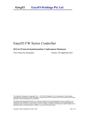 Fillable Online EasyIO 30P Modbus Controller Fax Email Print - pdfFiller