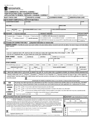 Fillable Online Non-Commercial Learner's Permit Application to ...