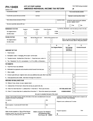 Fillable Online Instructions for Form 1040X (Rev. January 2019) Fax Email Print - pdfFiller
