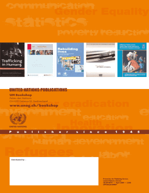 Fillable Online unog UNITED NATIONS PUBLICATIONS - United Nations ...