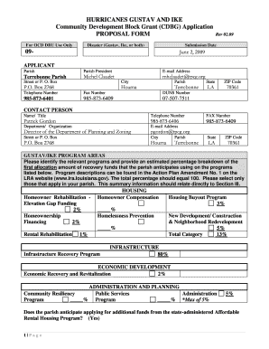 Fillable Online tpcg ED Application - Terrebonne Parish Consolidated ...