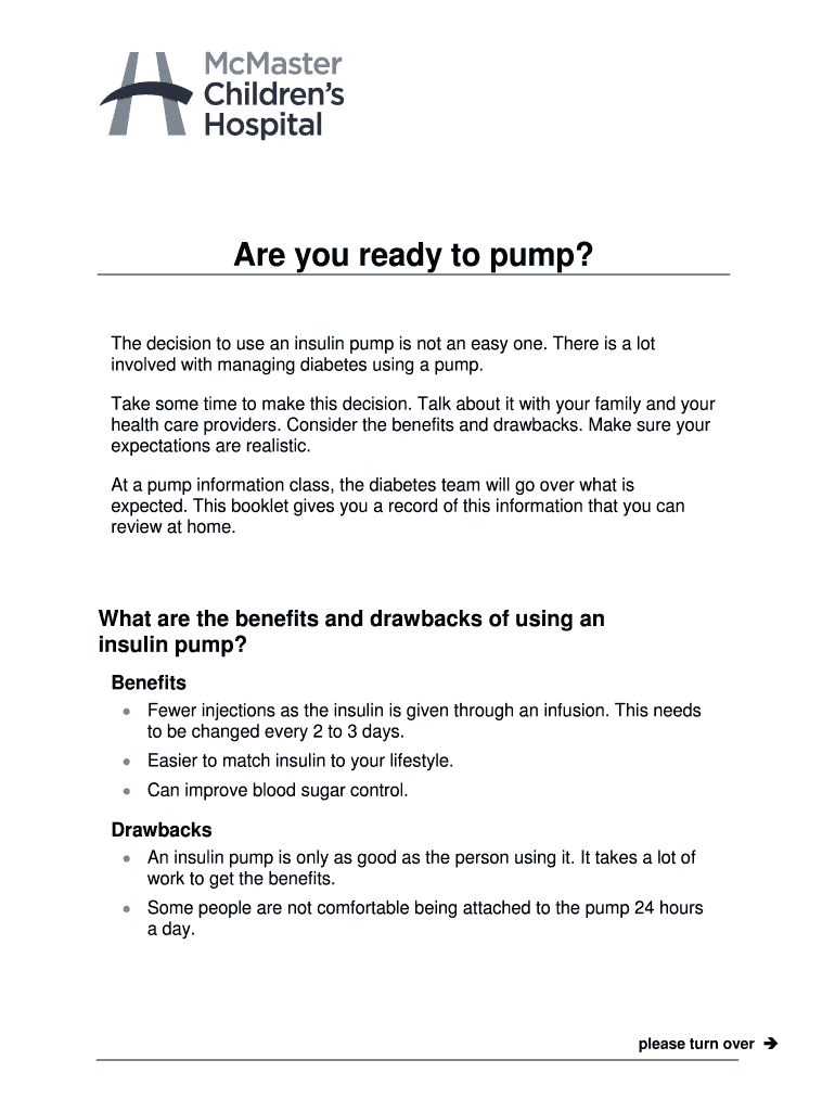 Fillable Online Are you ready to pump Fax Email Print - pdfFiller