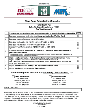 Fillable Online Tufts Medicare Complement (TMC) Fax Email Print - pdfFiller