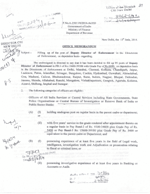 Fillable Online cbi nic DE-2MG. Blue Notice Application / Draft Form ...