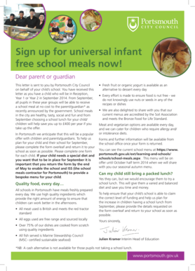 Fillable Online Item 6 - Appendix 5 Schools Forum Universal Free School ...