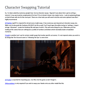 Fillable Online Character Swapping Tutorial - DeviantArt Fax Email ...