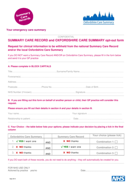 Fillable Online marstonmedicalcentre co Opt-out form - Marston Medical ...