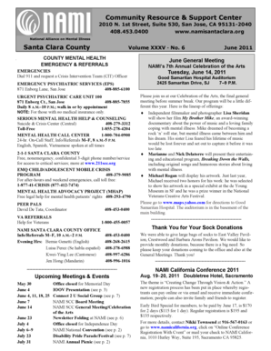 Fillable Online nami Community Resource & Support Center - nami Fax Email Print - pdfFiller