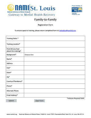 Fillable Online nami Family-to-Family - NAMI: National Alliance on ...