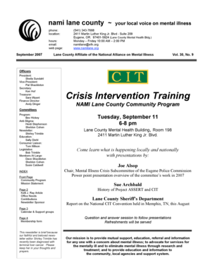 Nami Cit Training - Fill Online, Printable, Fillable, Blank | pdfFiller