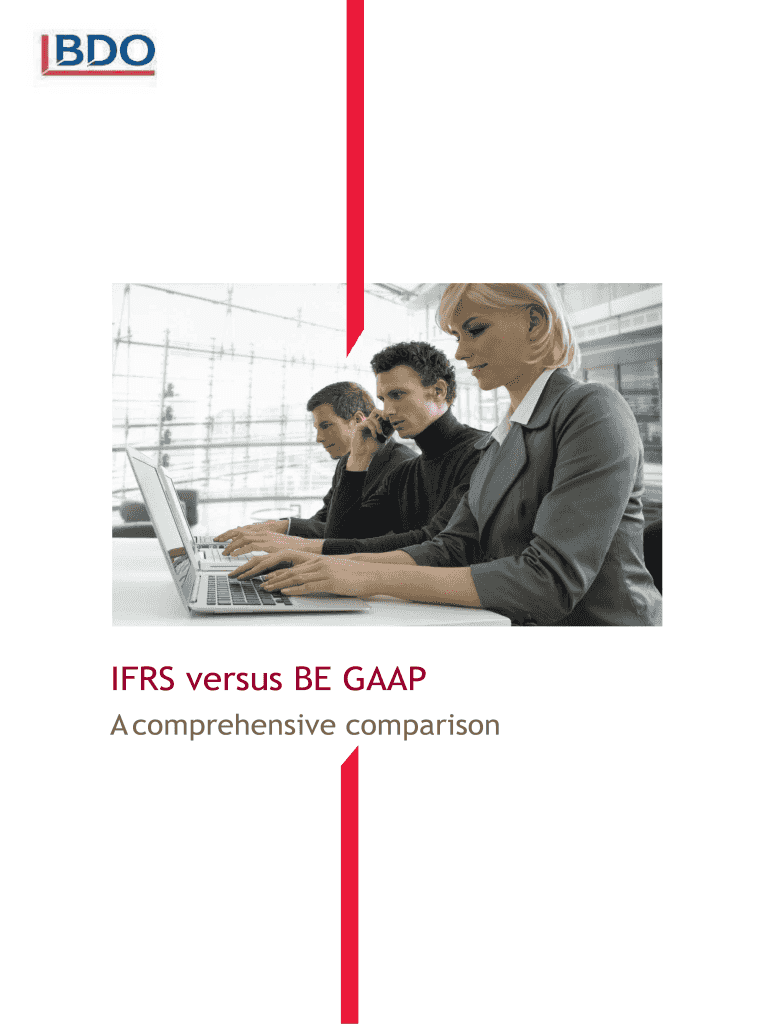 Fillable Online IFRS versus BE GAAP Fax Email Print - pdfFiller