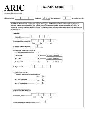 Fillable Online PHANTOM FORM Fax Email Print - pdfFiller