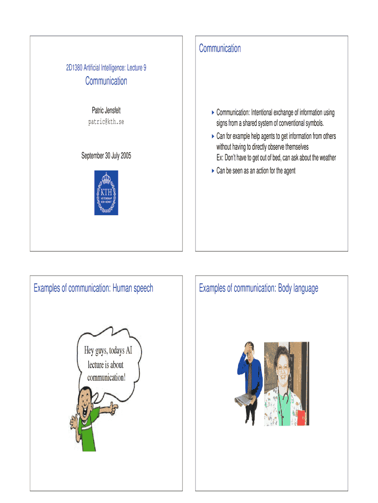 Fillable Online 2D1380 Artificial Intelligence: Lecture 9 Fax Email ... Fillable Online 2D1380 Artificial Intelligence: Lecture 9 Fax Email ...