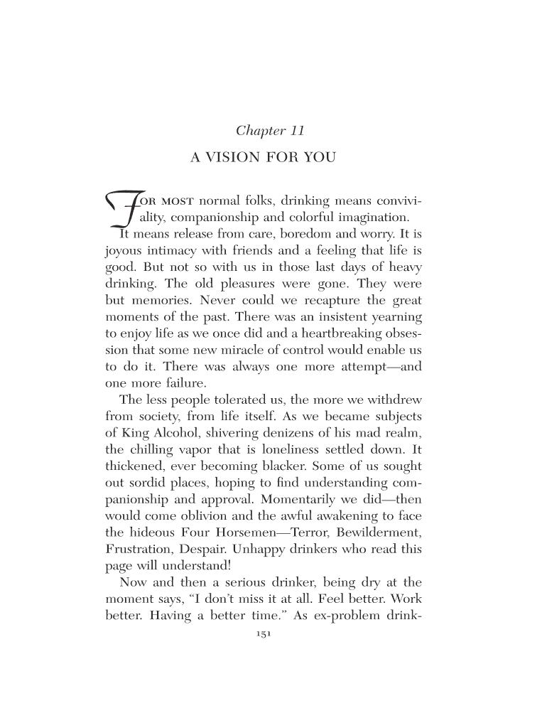 Fillable Online aa Chapter 11 - A Vision For You. index-ready vision ...