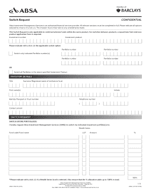 Fillable Online absainvestments co ABSA 4743 EX(.qxd - Absa Investment ...