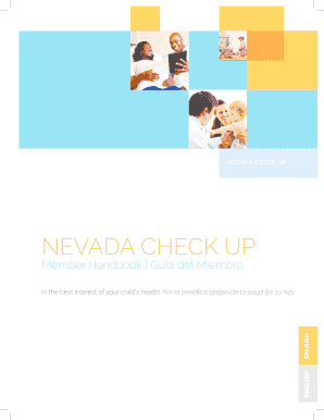 Fillable Online SRNV16MC3685335002 Nevada Check Up Member Handbook ...