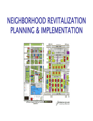 Fillable Online Comprehensive Neighborhood Revitalization Planning Fax ...