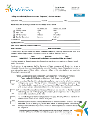 Fillable Online TempAuto Debit Form. BPA, Transmission, I-5 Corridor ...