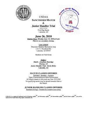 Fillable Online SANCTIONED MATCH Fax Email Print - pdfFiller