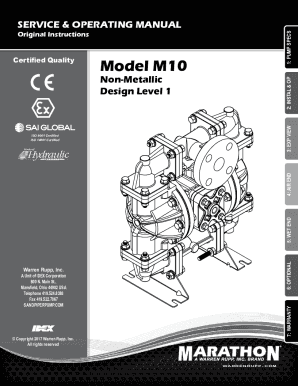 Fillable Online Model M10 - Sandpiper Fax Email Print - pdfFiller