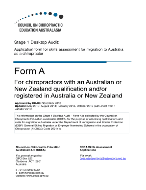 Fillable Online Skills assessment for migration and/or registration as ...