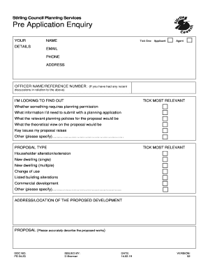 Fillable Online Apply for a Building Warrant/ Application Forms ...