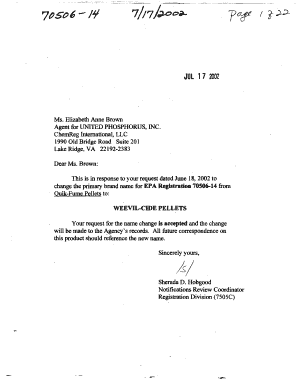 Fillable Online U.S. EPA, Pesticide Product Label, WEEVIL-CIDE PELLETS ...