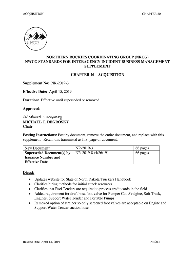 Fillable Online gacc nifc NWCG Standards for Interagency Incident ...