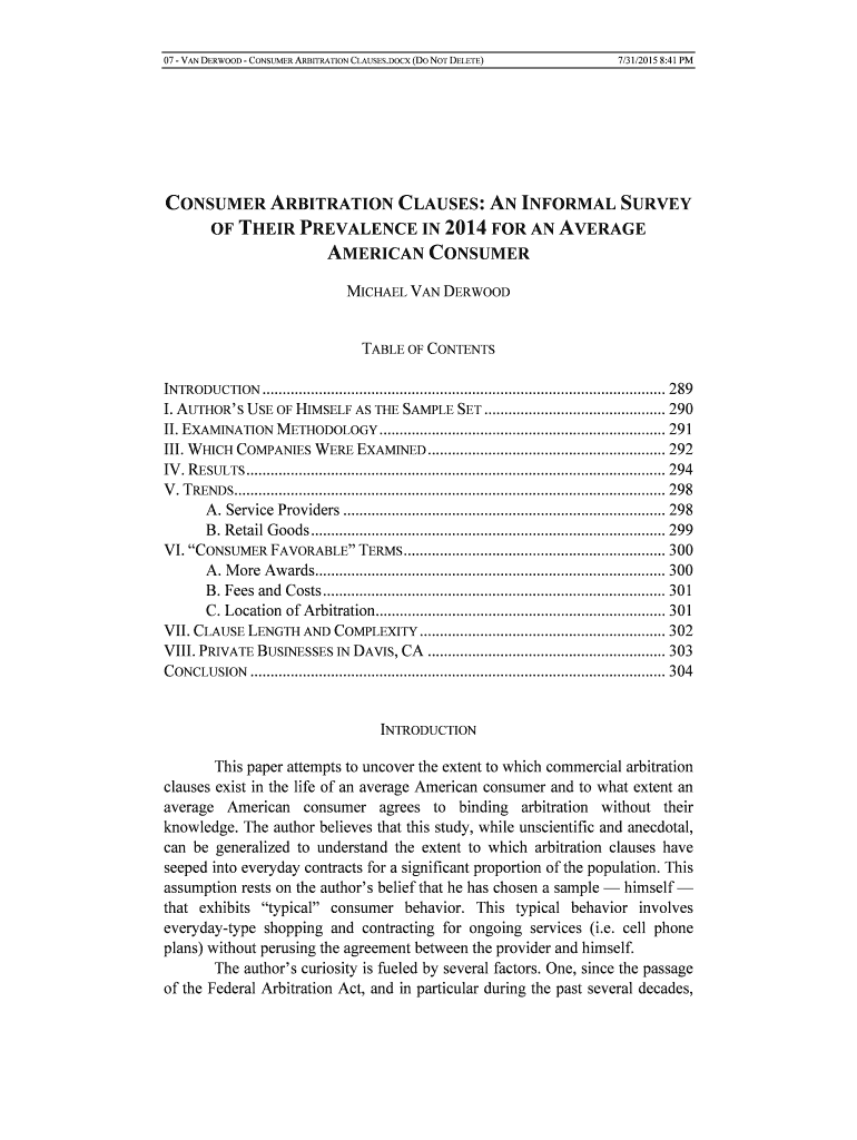 Fillable Online Forced arbitration is bad for consumersEconomic Policy ...