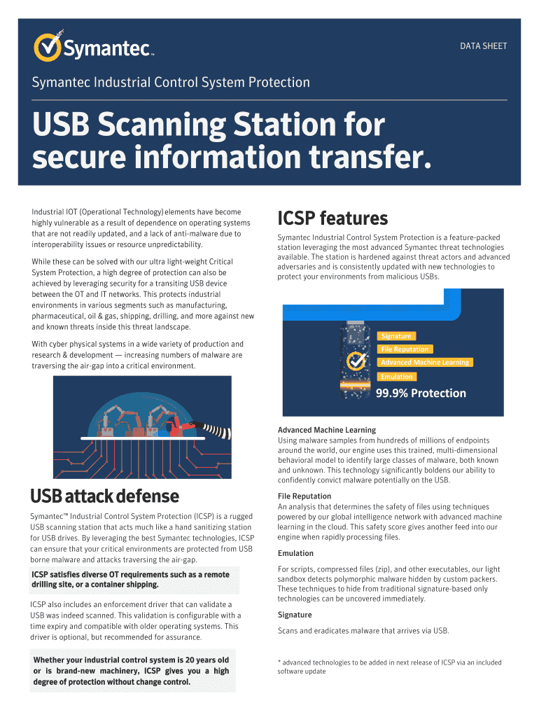 Fillable Online Industrial Control System Protection USB Scanning ...