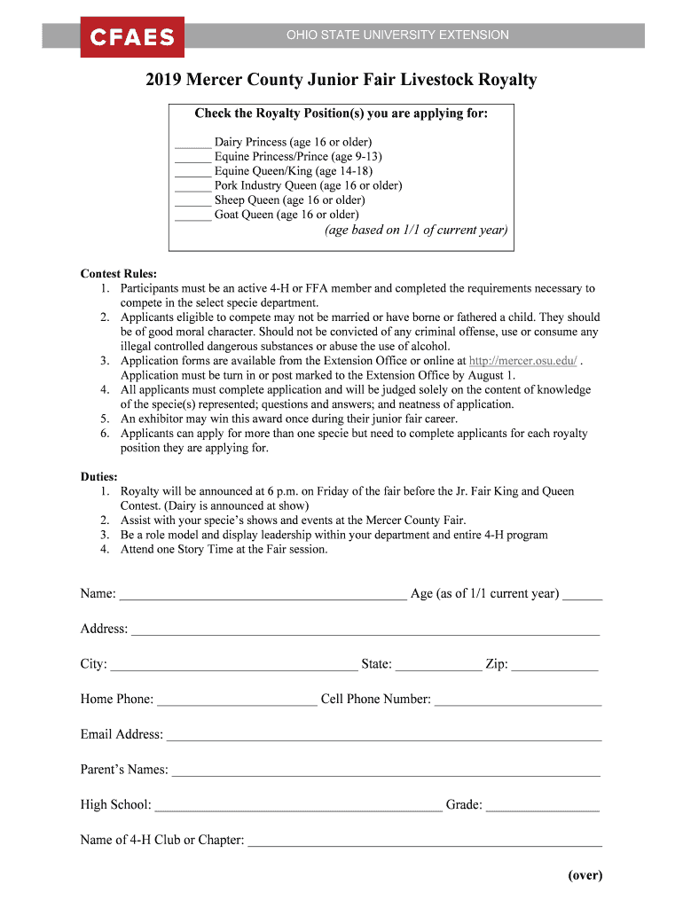 Fillable Online Livestock Royalty Application.docx Fax Email Print ...