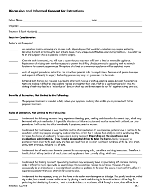 Fillable Online Discussion and Informed Consent for Denture(s) Fax ...