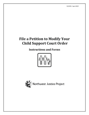 Fillable Online 3224EN - Filing a Petition to Modify Your Child Support ...