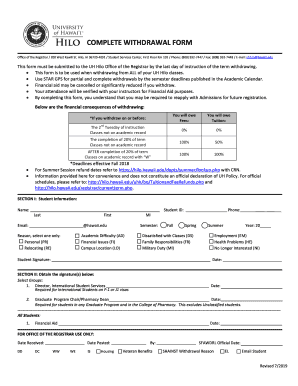 Fillable Online hilo hawaii UH Hilo Forms - University of Hawaii at ...